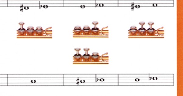 Professional 3 Valve Brass Fingering Chart